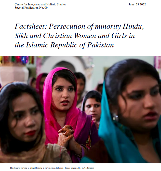 Persecution of minority Hindu, Sikh and Christian Women and Girls in ...